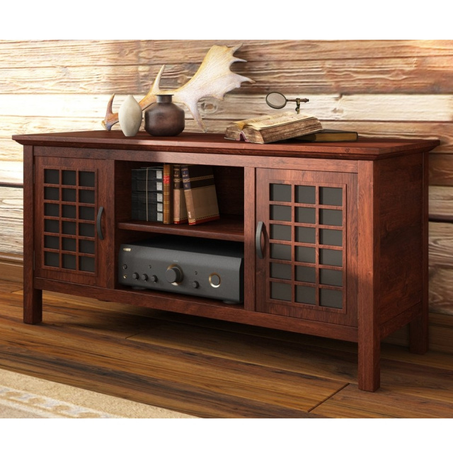 Mission Craftsman Cherry TV Stand