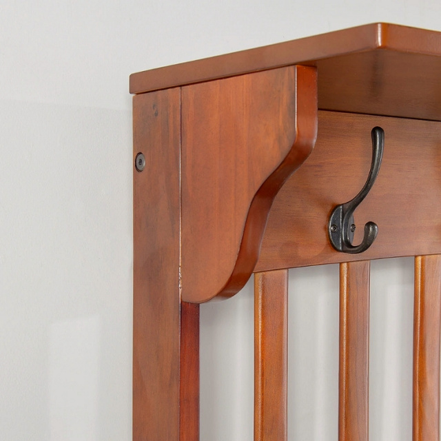 Mission Hall Tree With Storage Bench at Steven Highfill blog