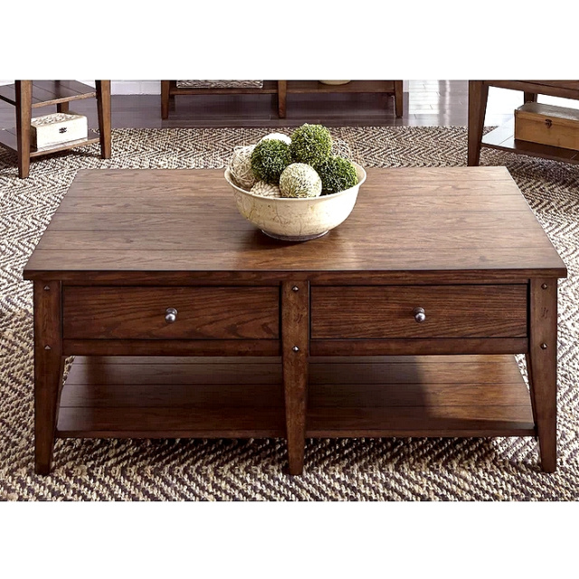 Oak Shaker Craftsman Coffee Table